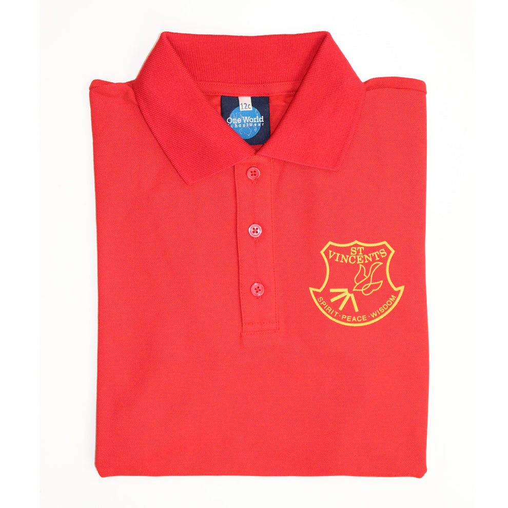 Faction Polo - Red – St Vincent's Uniform Shop